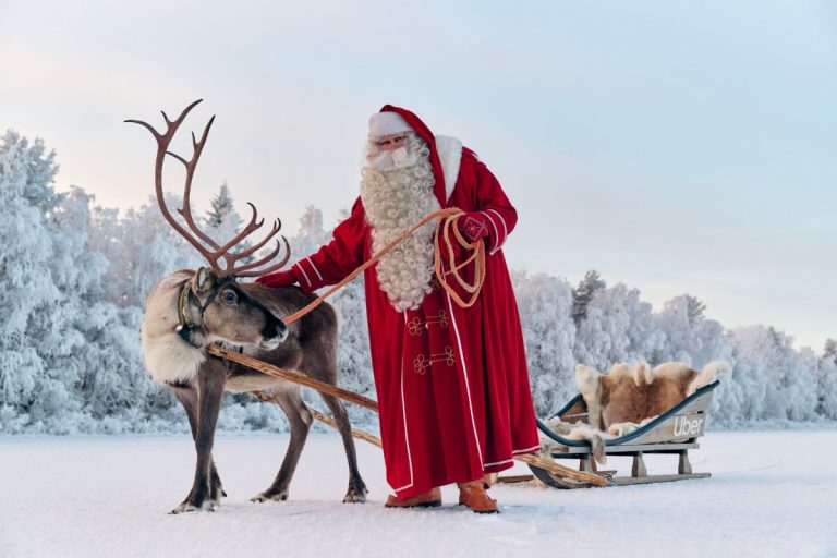 Uber Introduces Reindeer Sleigh Rides for Travellers in Lapland