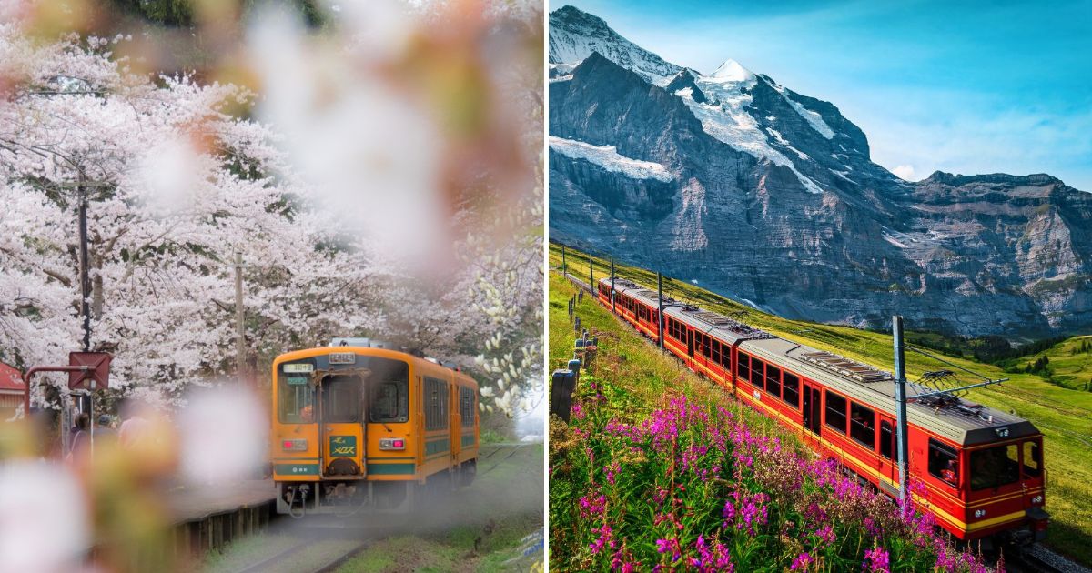 10 Prettiest Spring Train Trips You Can’t Miss on Your Next Vacay!