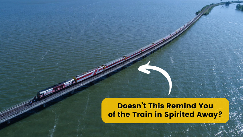 This Train in Thailand Looks Like It’s Floating on Water